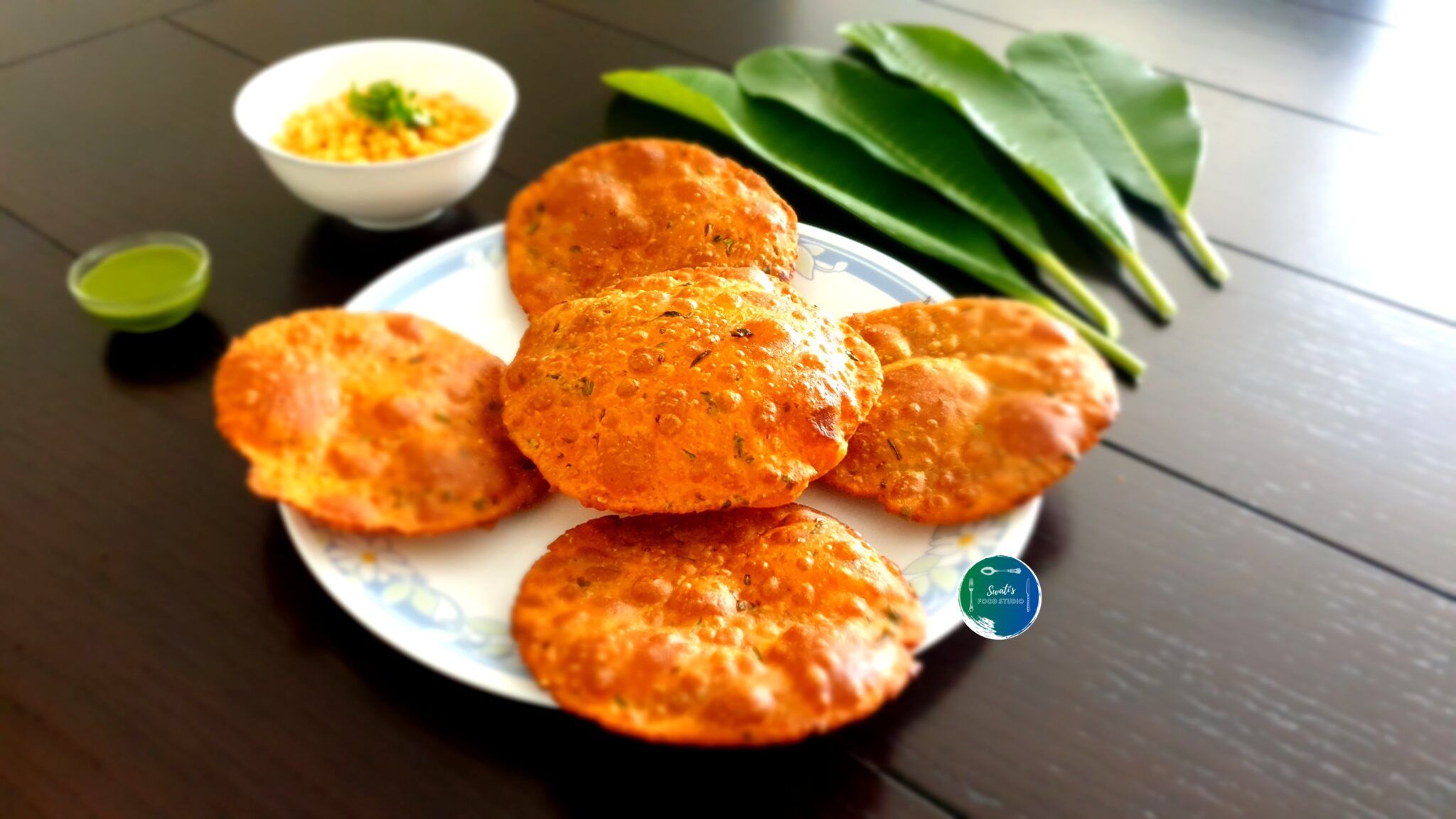 Tikhat Mithachi Poori | Masala Poori - Swati's Food Studio