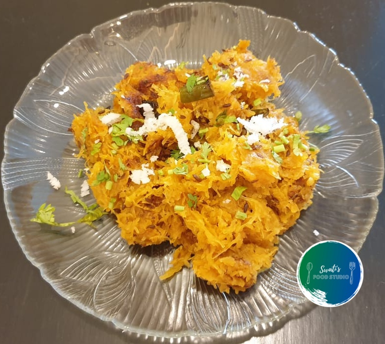 Upwas special Ratale Kees/ Greated Sweet Potato - Swati's Food Studio