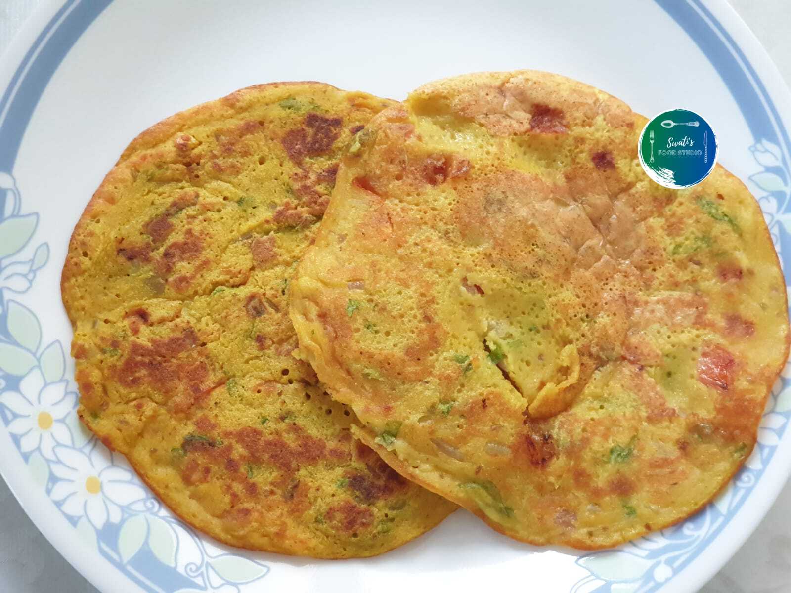 Oats, Jawar, Besan Spicy Pan Cakes - Swati's Food Studio